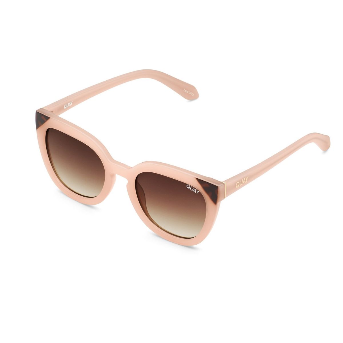 Quay Noosa Pink Brown - Sunglass Culture